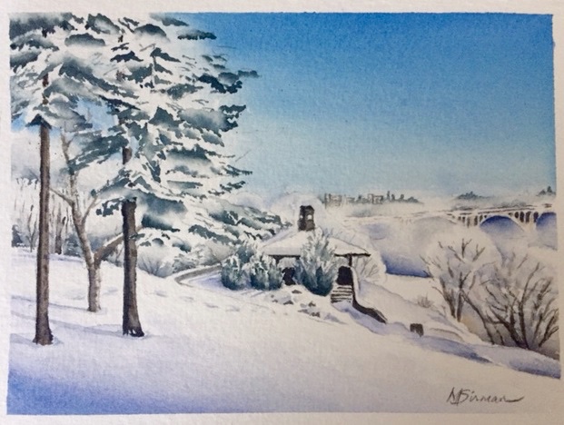 Waterscapes - Watercolor Greeting Cards: 2017