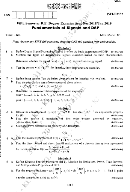 Visvesvaraya Technological University B.E. (CBCS) Fifth Semester 15EI ...