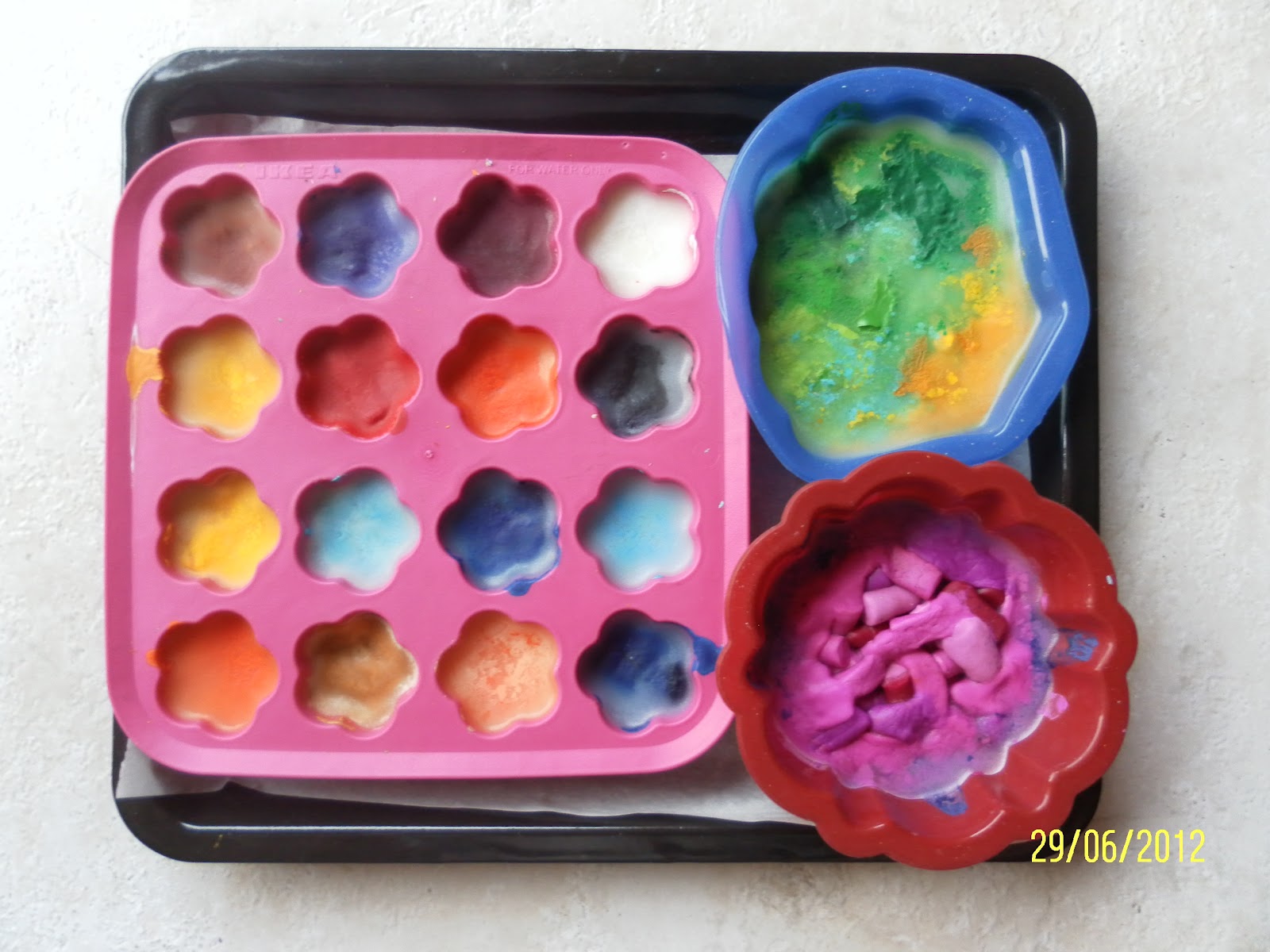 le idee di pizzipazzi: pastelli a cera