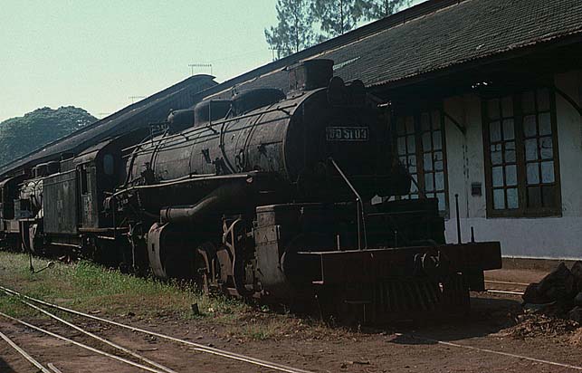 Gambar Transportasi : Kereta Api Lokomotif Uap