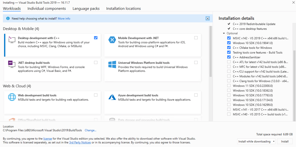 Donghua's Blog - DBAGlobe: Error: Microsoft Visual C++ 14.0 or greater ...