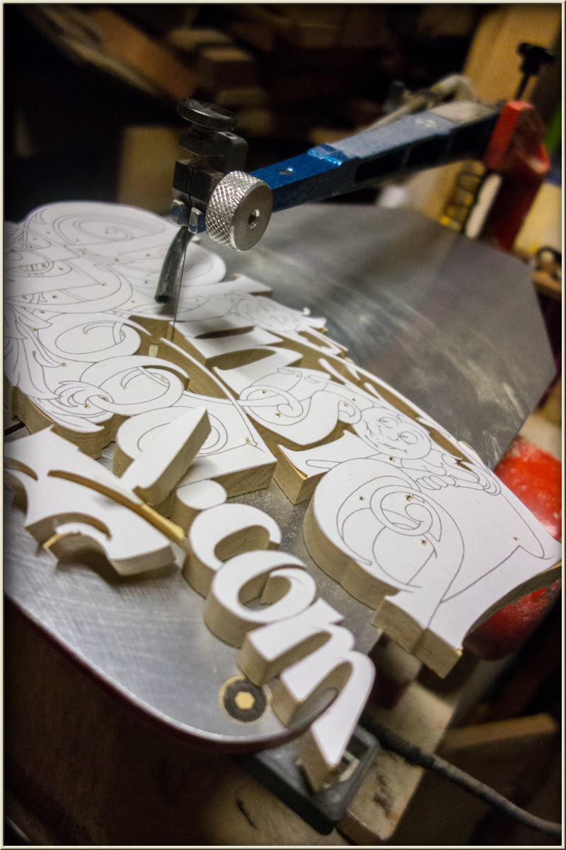 Whimsical Wood: Whimsical Wood Title Lettering