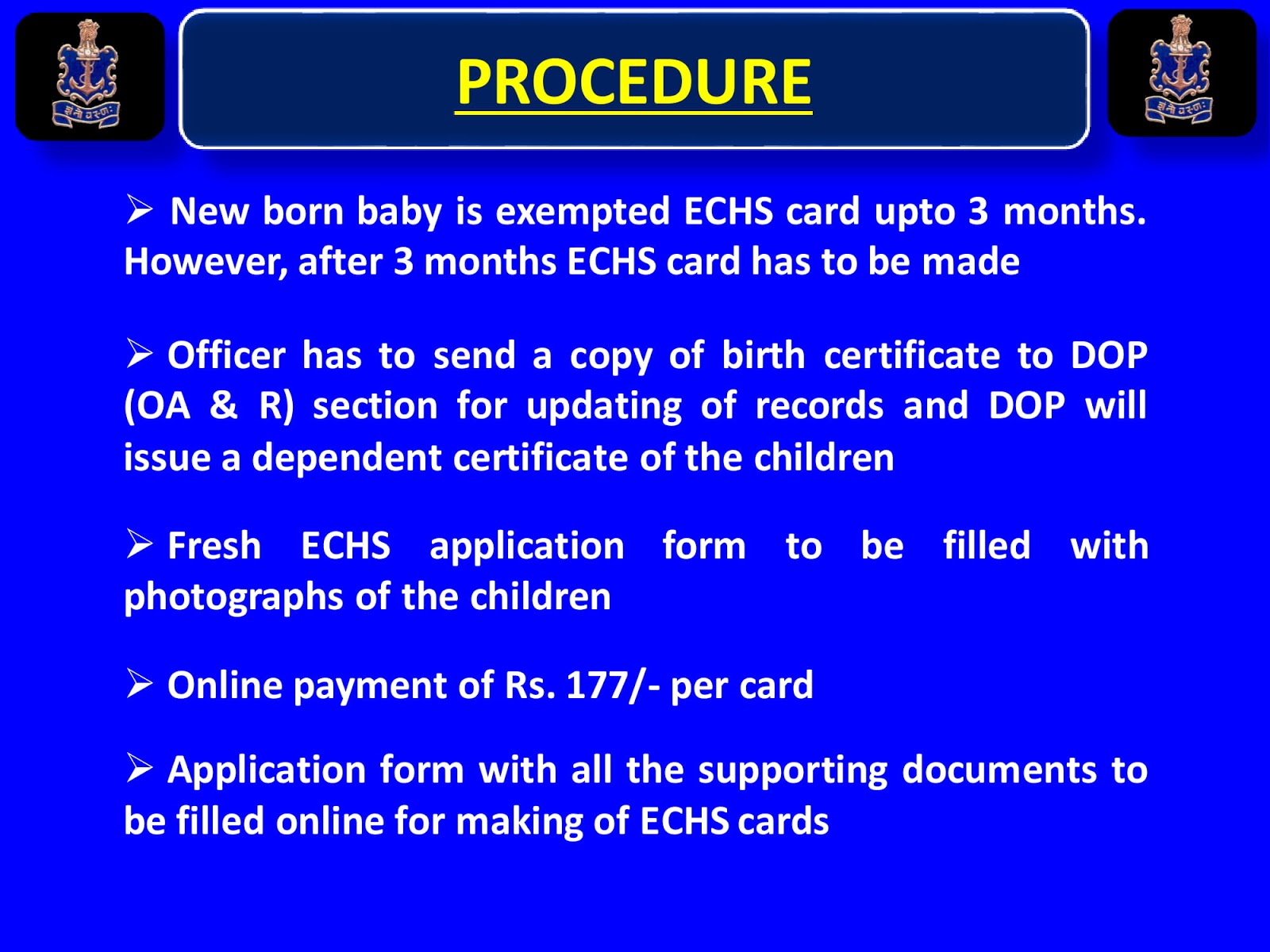 indianexserviceman: ECHS SMART CARD