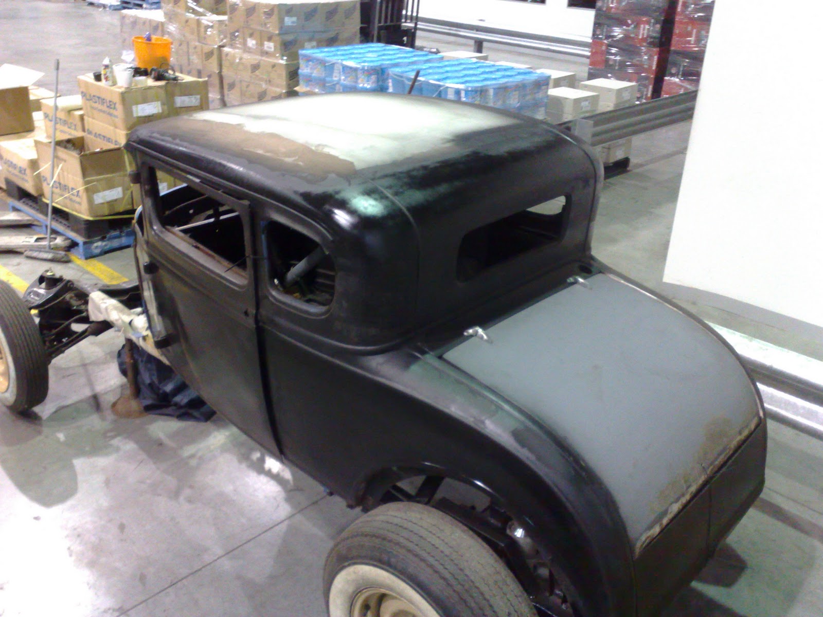 1930 Ford Model A Coupe build up: Body & Panel Repairs. 13/02/11