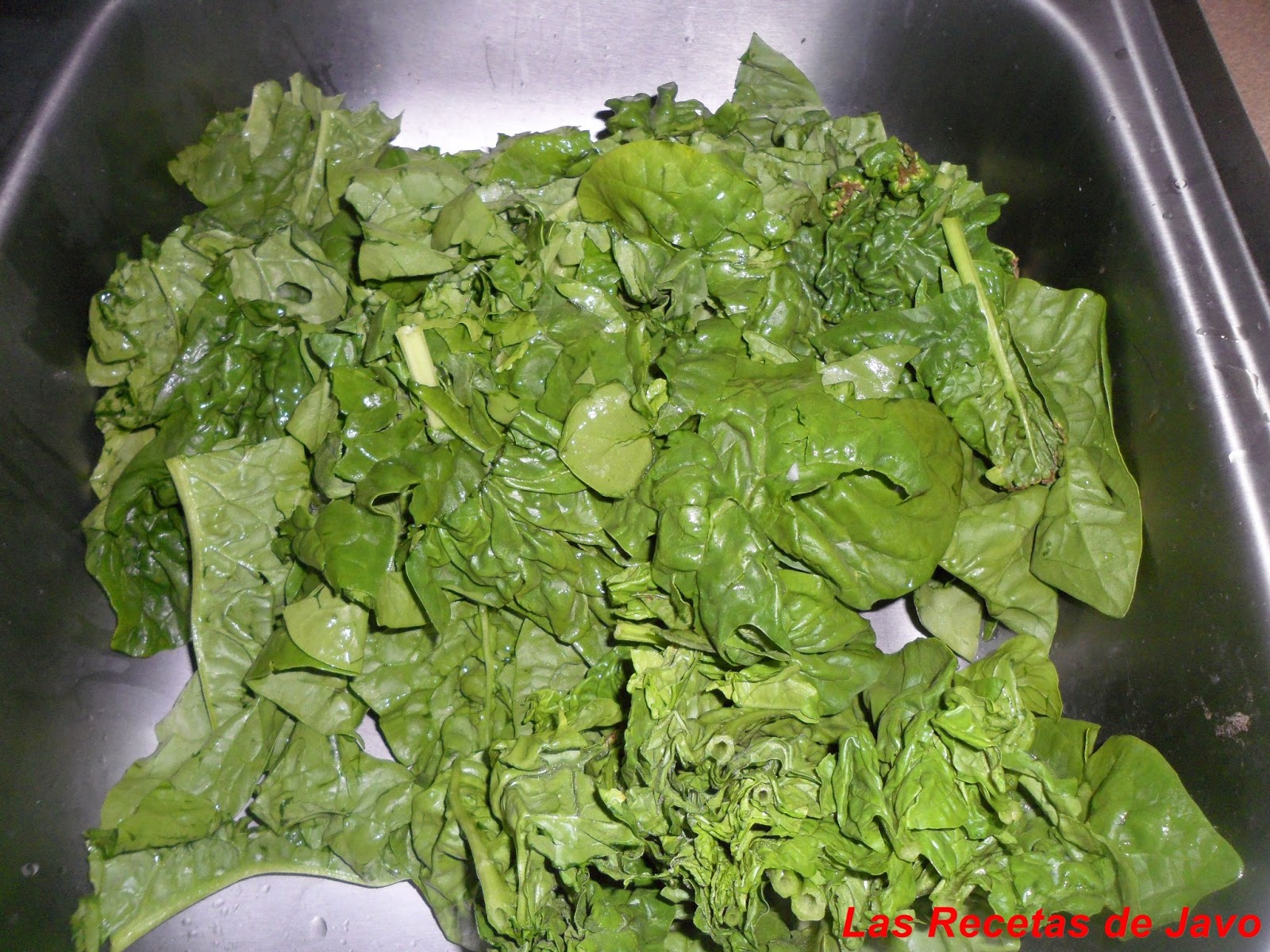 LAS RECETAS DE JAVO: ESPINACAS CON CREMA