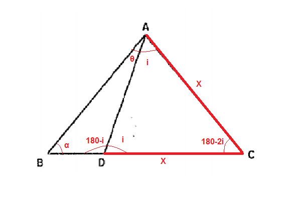 (Escola de Aprendizes-Marinheiros 2020) Observe o triângulo a seguir ...