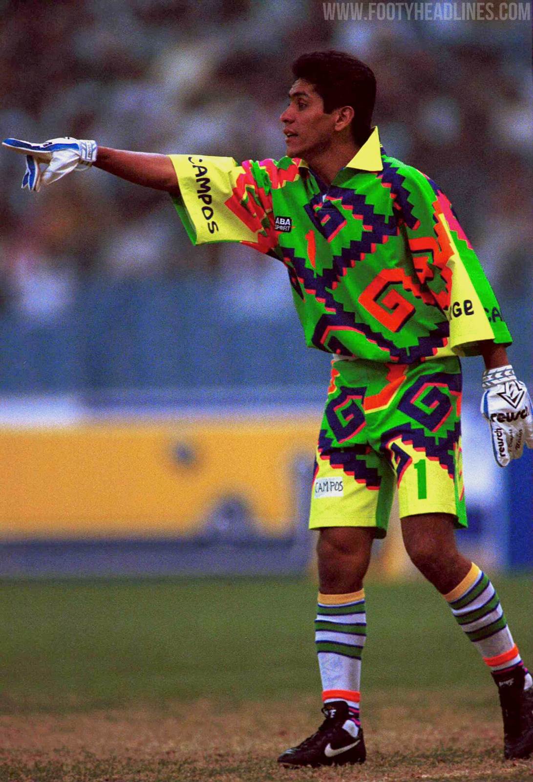 Crazy Jorge Campos Kits - Best Of & Why He Wore Them - Footy Headlines