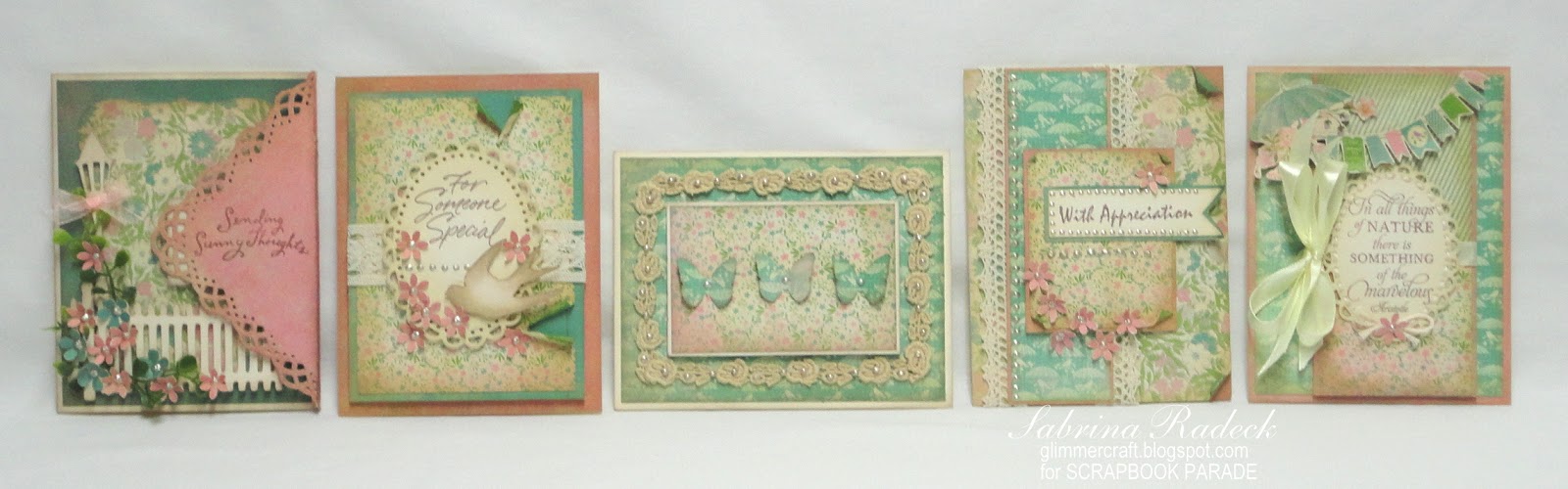 5 Spring Vintage Cards | Aspiring to Creativity