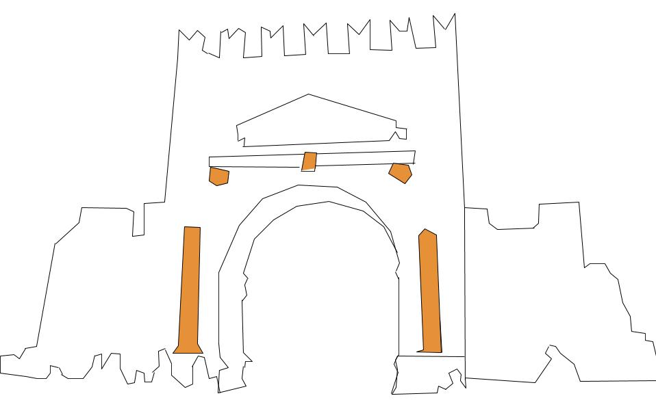 Kristopher @ Pt England School: roman arch tracing design task