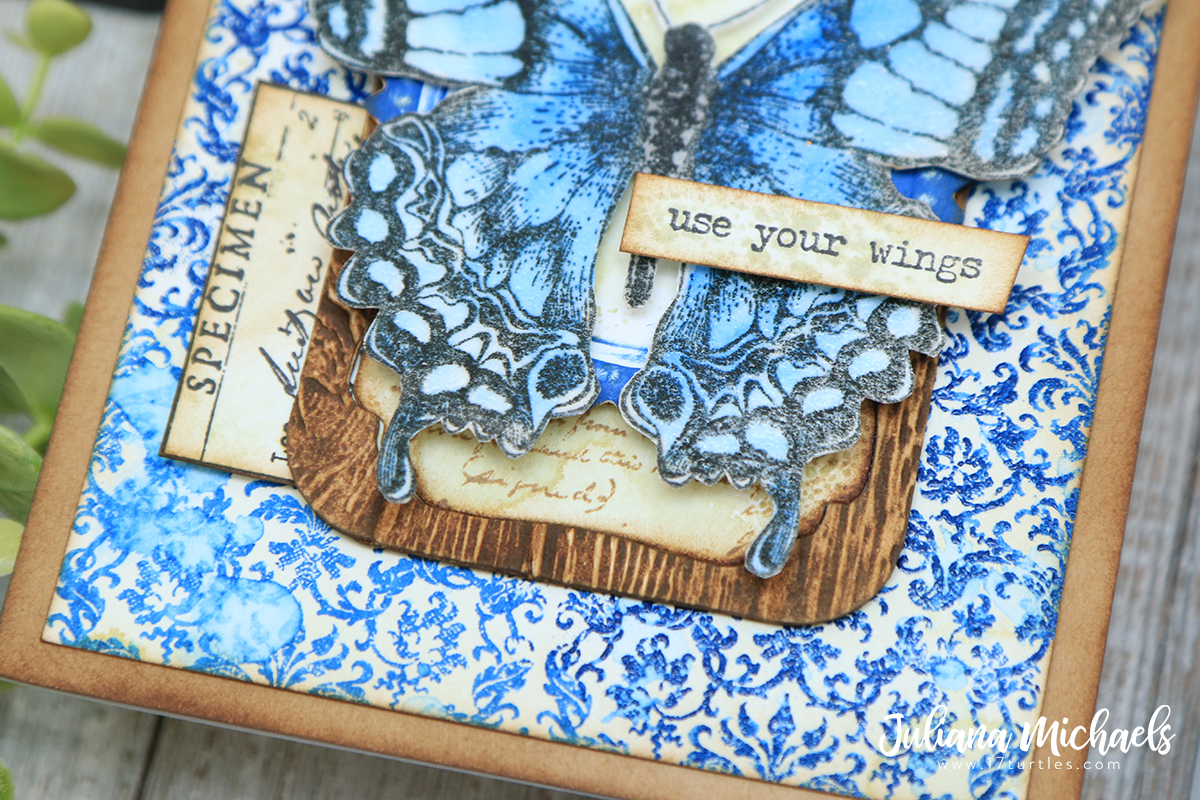 Butterflies & Backgrounds | Tim Holtz Prize Ribbon Distress Ink ...