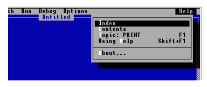 QBasic Interface and Functions ~ ELITCODE - Learning Starts Here