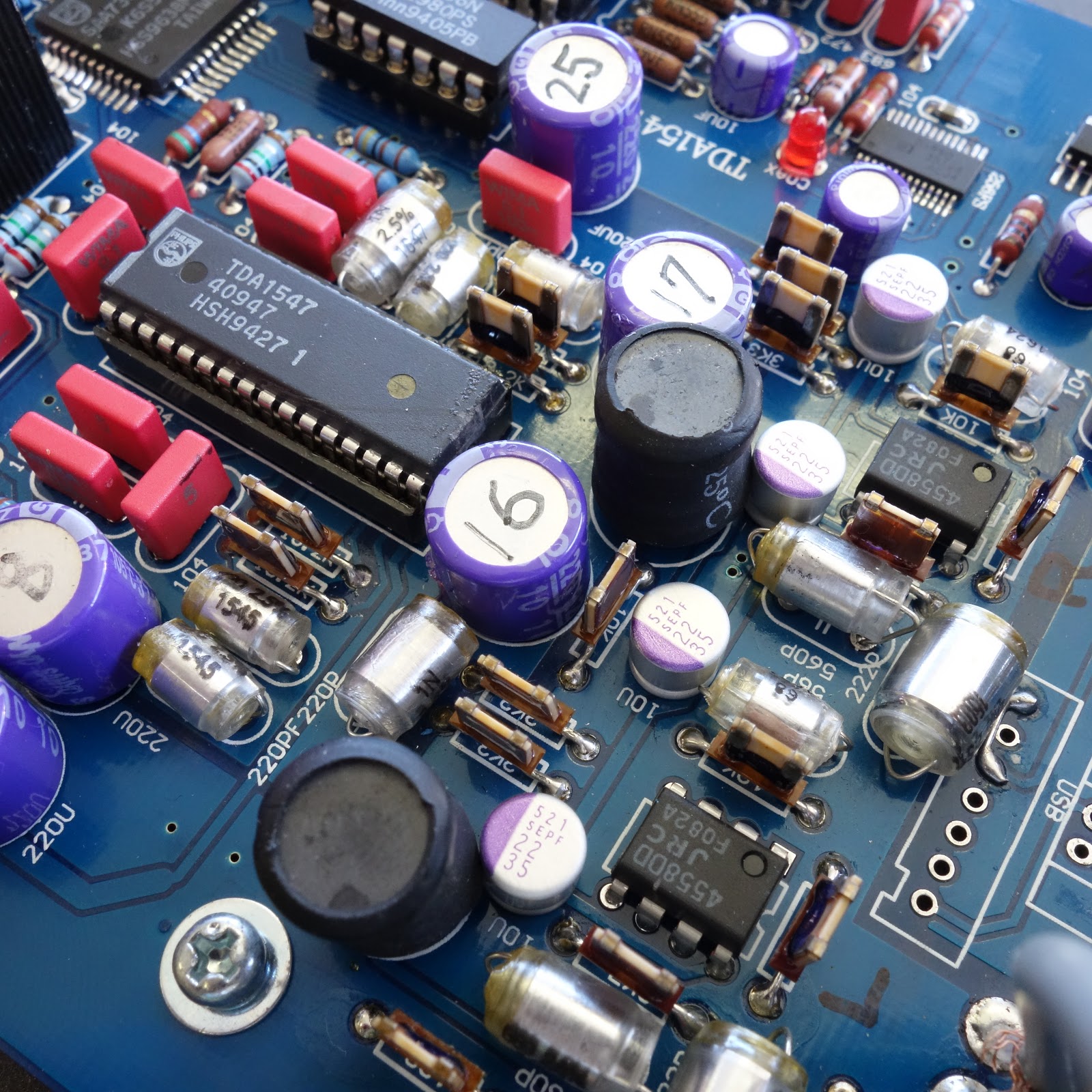 Logger Blogger: Philips DAC7 (TDA1547) DACキット改造