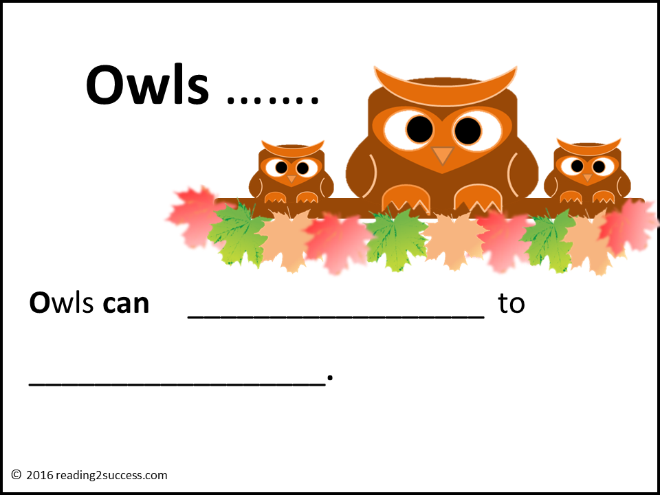 Reading2success: Research Activities - Learning About Owls! Technology ...