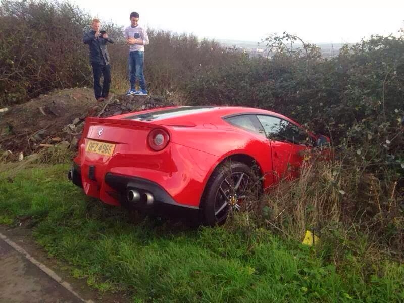 The Gear Shift: Ferrari F12 Berlinetta Crash.