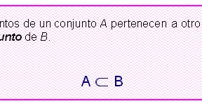 APRENDIENDO MATEMATICA: SUBCONJUNTOS