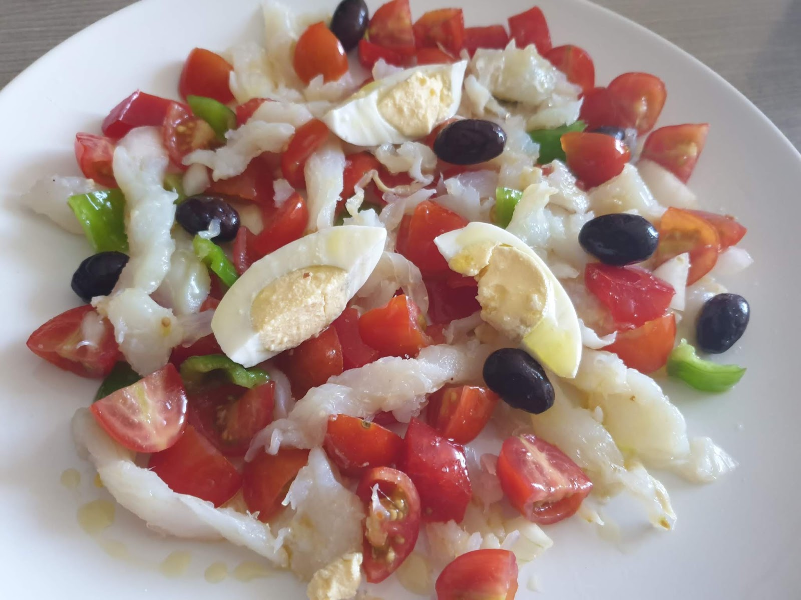 Esqueixada De Bacalao