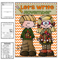 1st Grade Hip Hip Hooray!: Let's Write...November