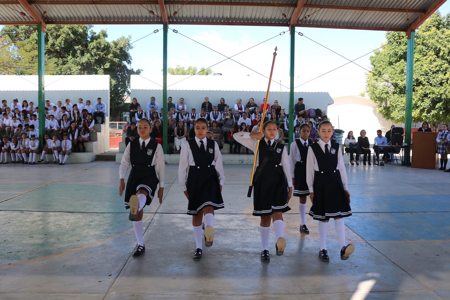 REALIZA SEP EXHIBICIÓN DE ESCOLTAS ENTRE ESCUELAS PRIMARIAS