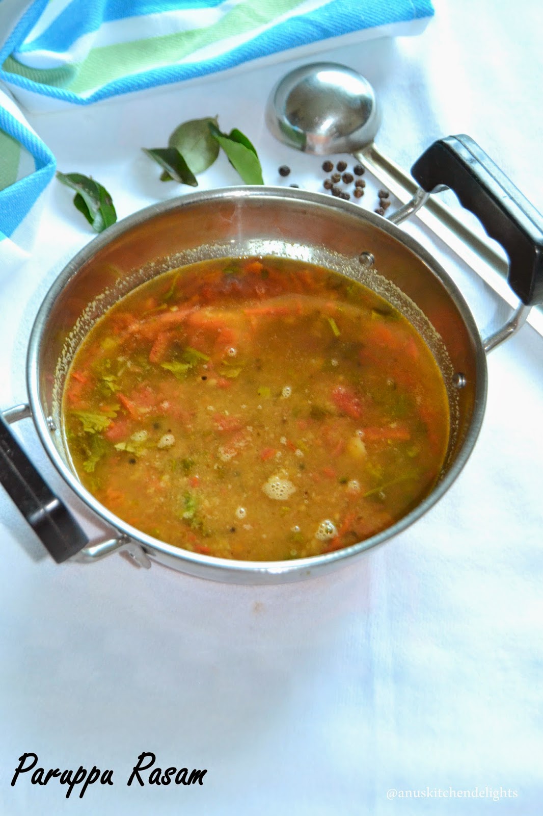 Anu's Kitchendelights: Paruppu Rasam