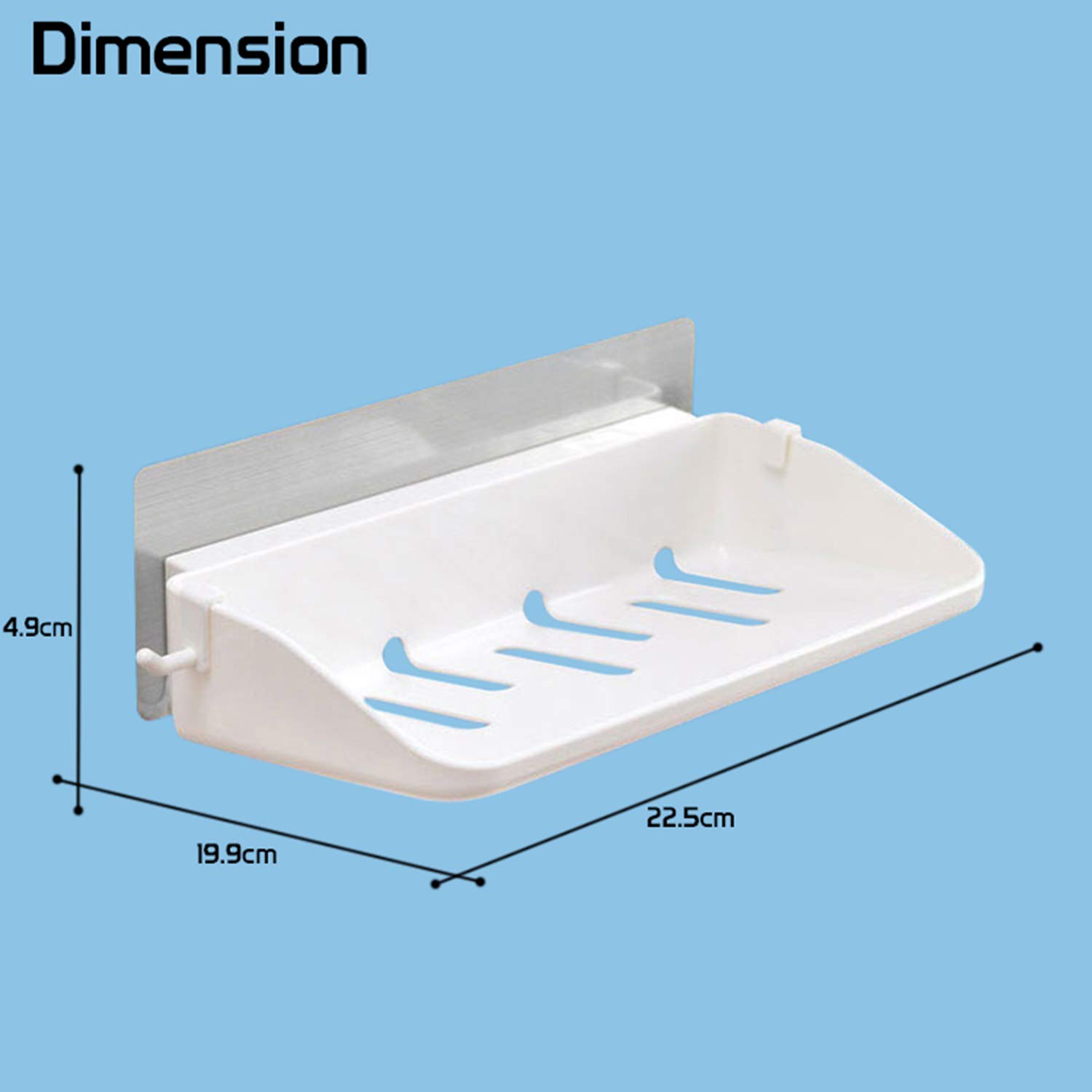 Plastic Magic Sticker Series Self Adhesive Plastic Bathroom Shelf ...