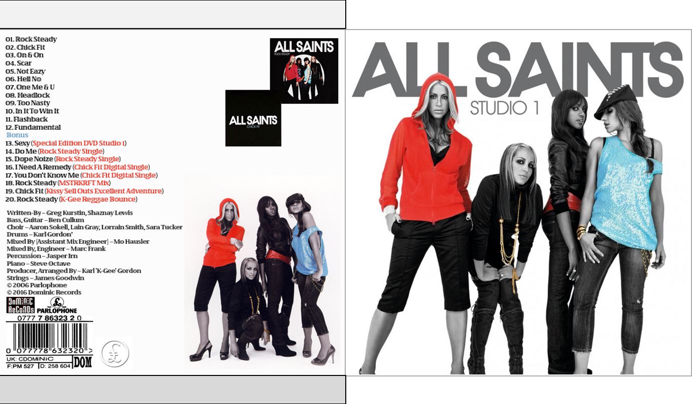 MUSICOLLECTION: ALL SAINTS - Studio 1 (Expanded Edition) - 2006 - 2016