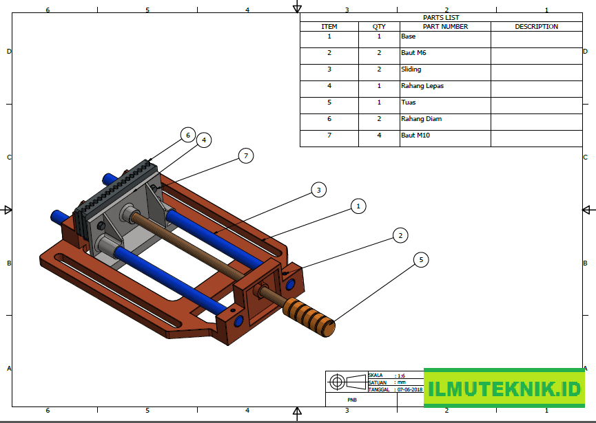 ILMU DESAIN : DESAIN RAGUM DENGAN AUTODESK INVENTOR 2018