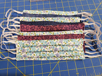 My Patchwork Quilt: DAY 49 - HOW TO MAKE FACE MASKS