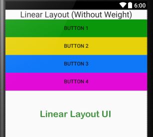 Linear Layout in Android ~ Computer Languages (clcoding)