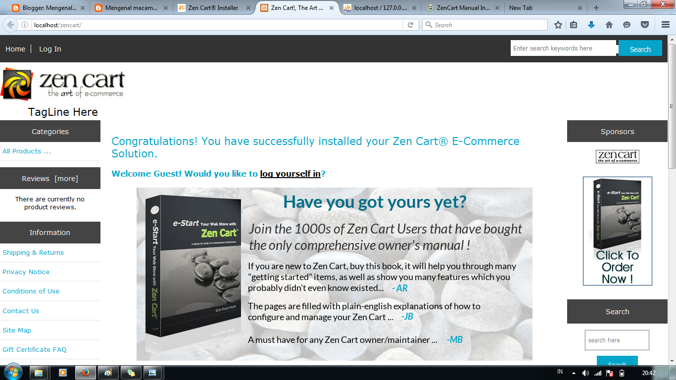 IT MANAGEMENT: MENGENAL CMS ZENCART