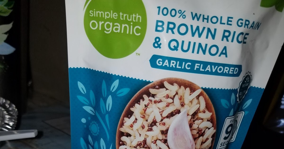 Simple Truth Organic 100% whole grain Brown Rice & Quinoa - New Item