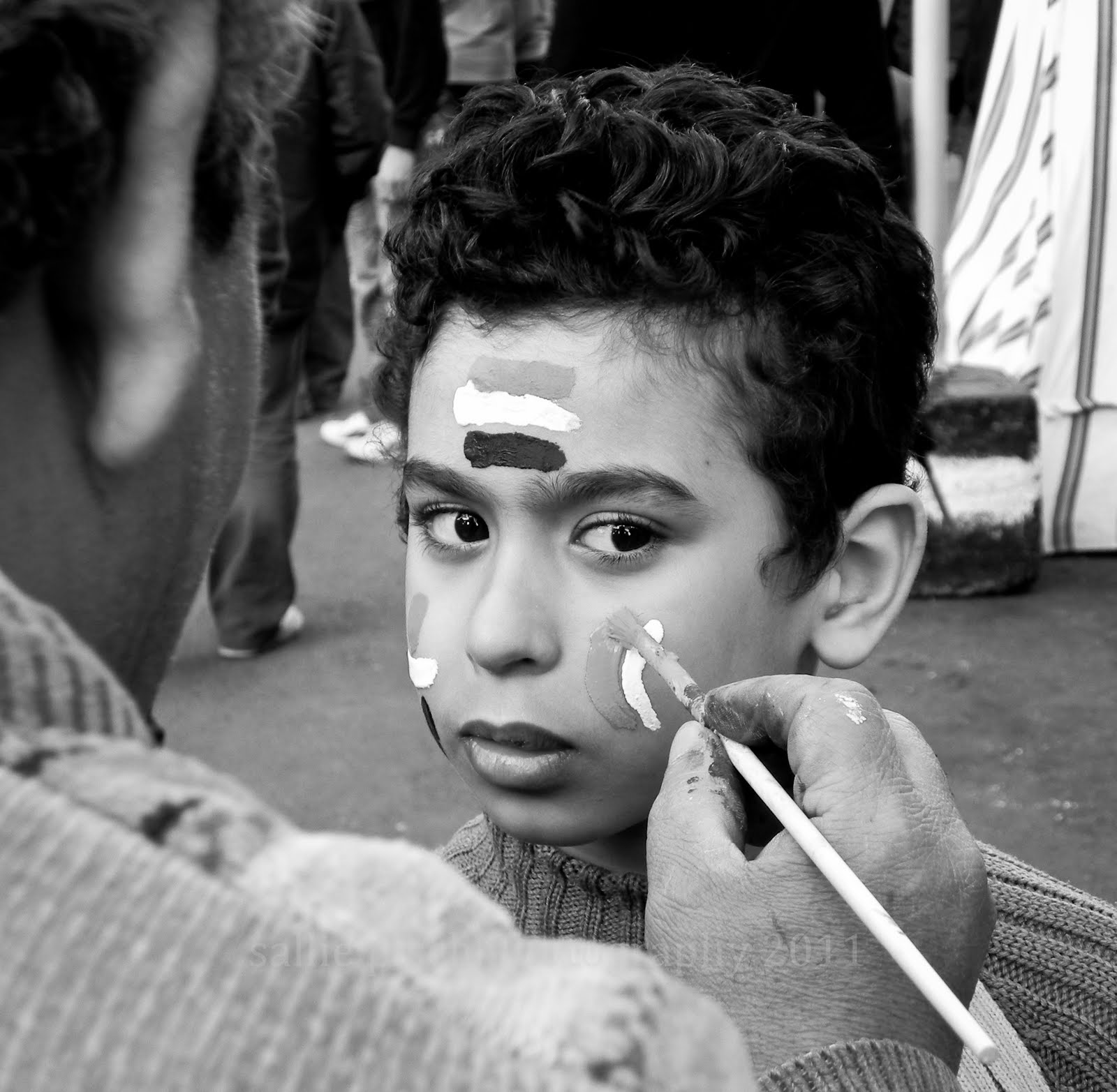 Blogging Egypt: Photo of the Week: Coptic boy at Cairo demonstration