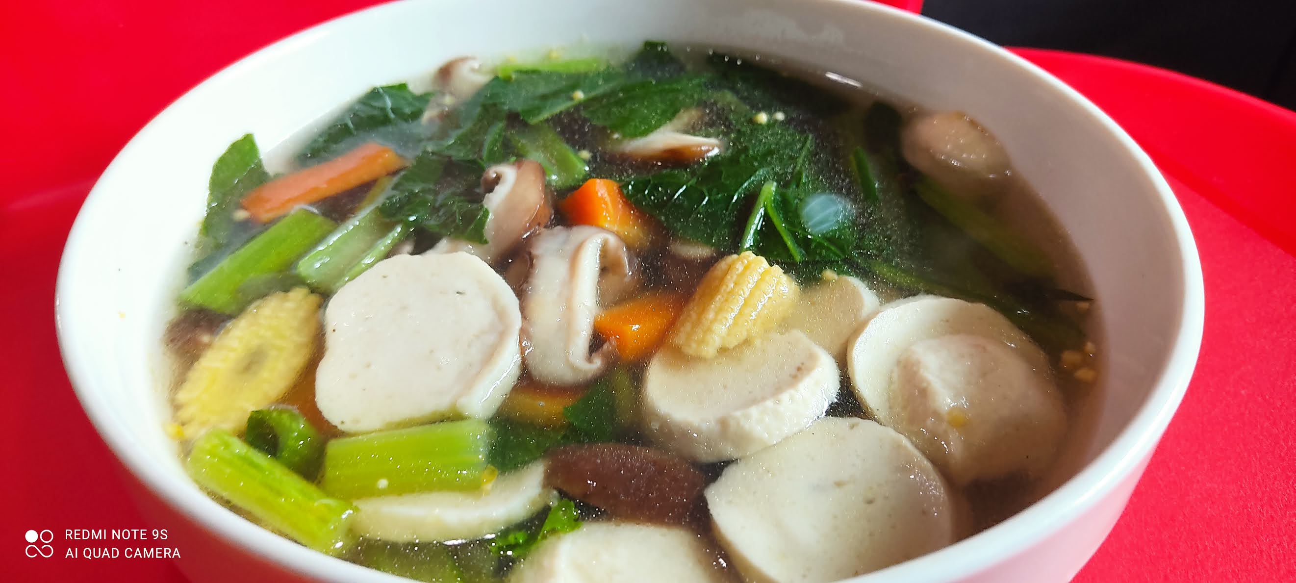 Sup Sayur Campur Bebola Ikan Mudah Dan Sedap - Cahaya Hayati