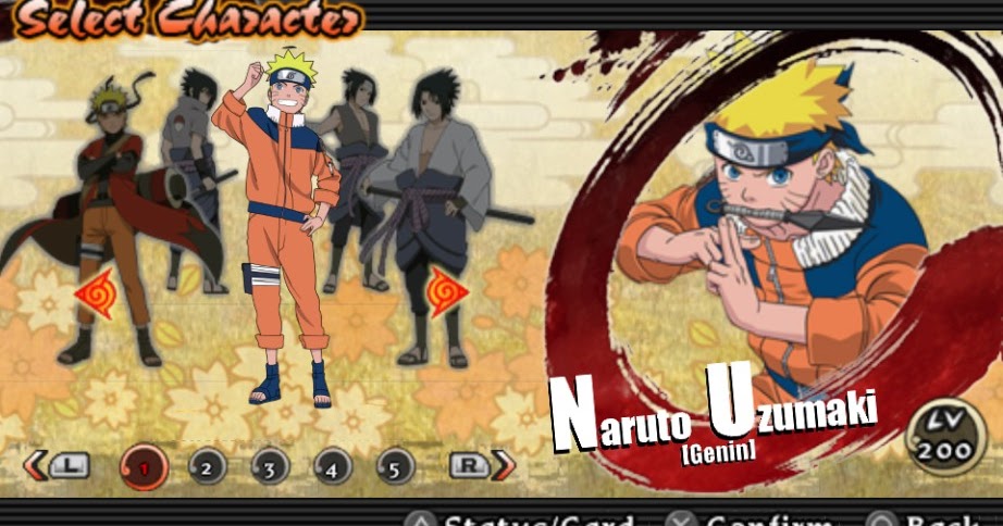 Download Mod Texture Naruto [Genin] NSUNI For Emulator PPSSPP ...