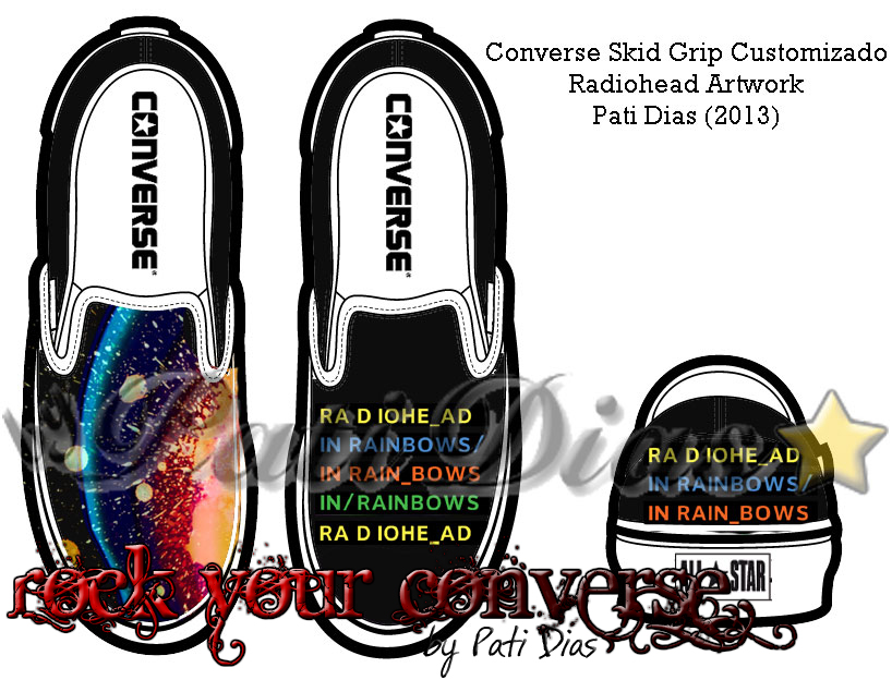 Converse All Star Customizado - Rock Your Converse!: O rock alternativo ...