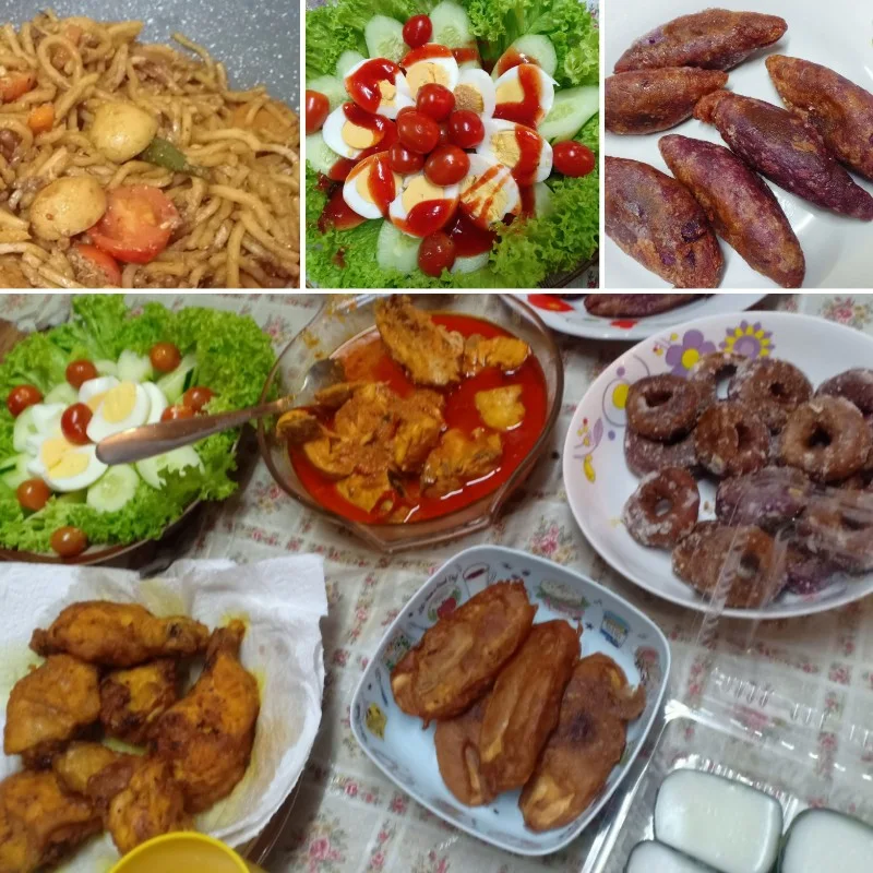 Menu Sahur Dan Berbuka Minggu Pertama bulan Ramadhan