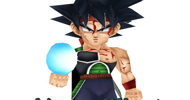 Our World: Bardock Battle dameged With base Chibi