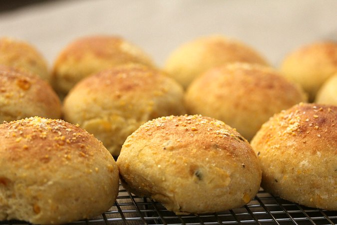 Corn and Jalapeño Rolls | Karen's Kitchen Stories