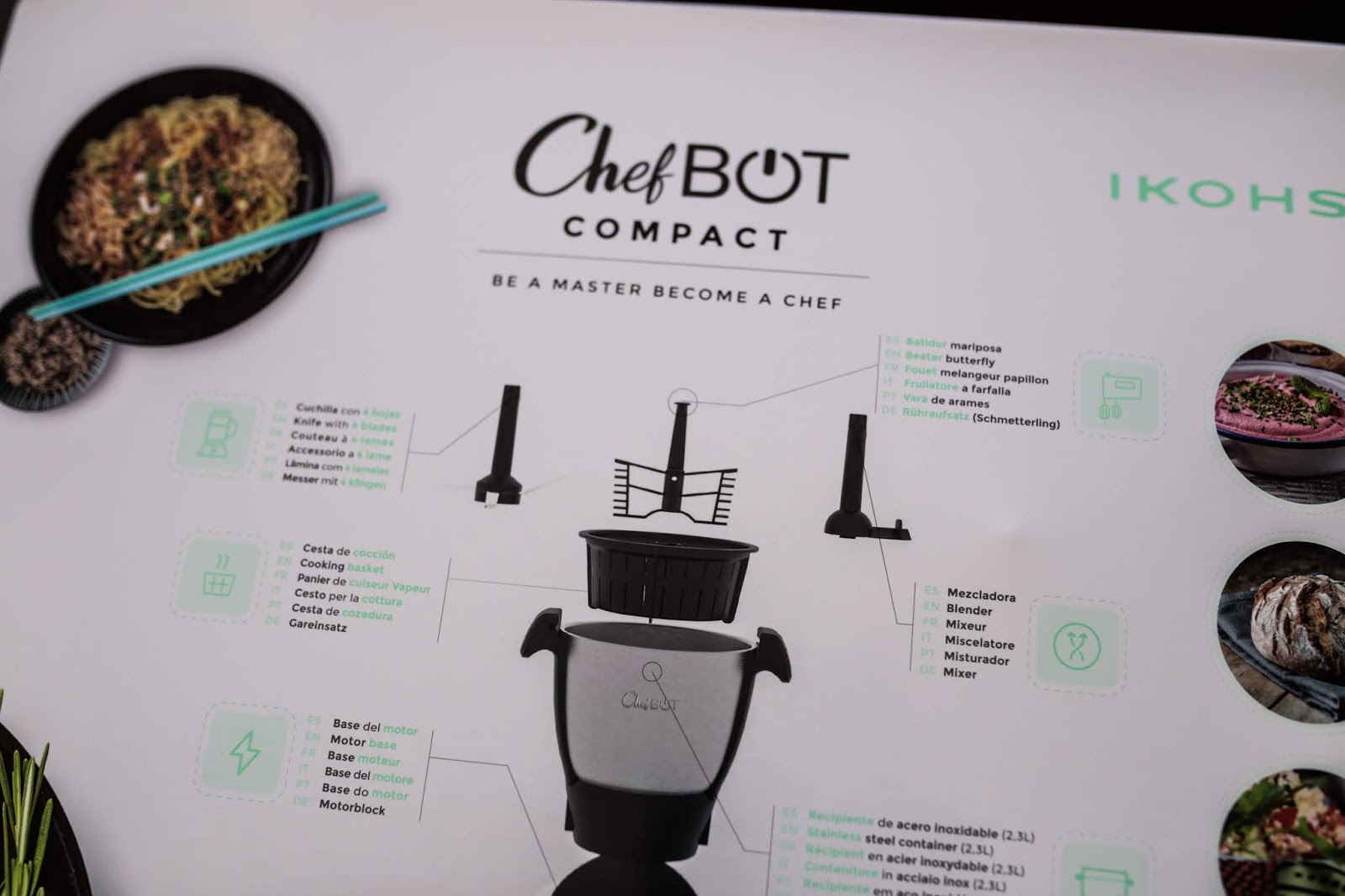 IKOHS PRODUCTS & CHEFBOT KITCHEN ROBOT MACHINE REVIEW