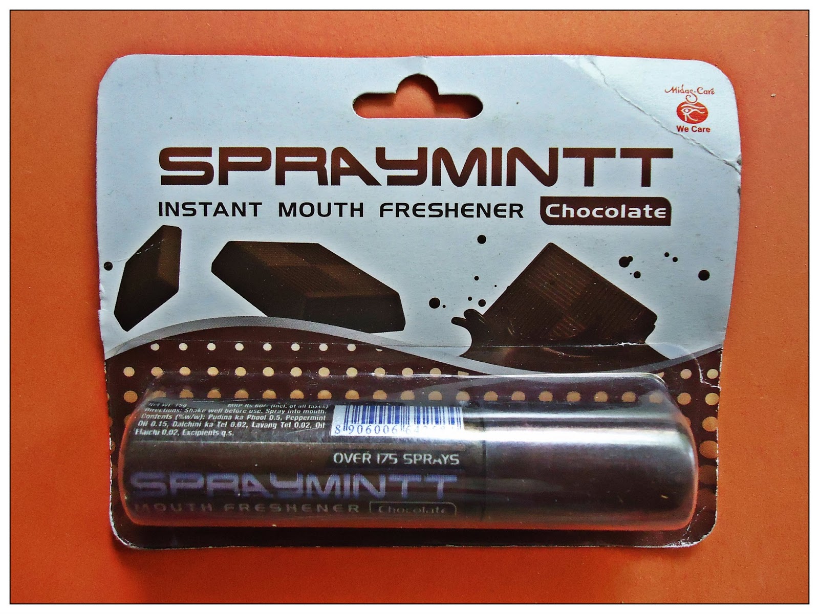 Chocosophy: Spraymintt chocolate-flavoured mouth freshener