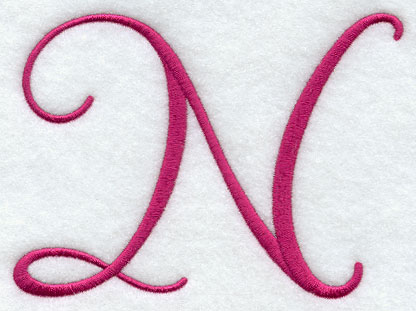 Fancy Letter N Designs - Birthday Letter