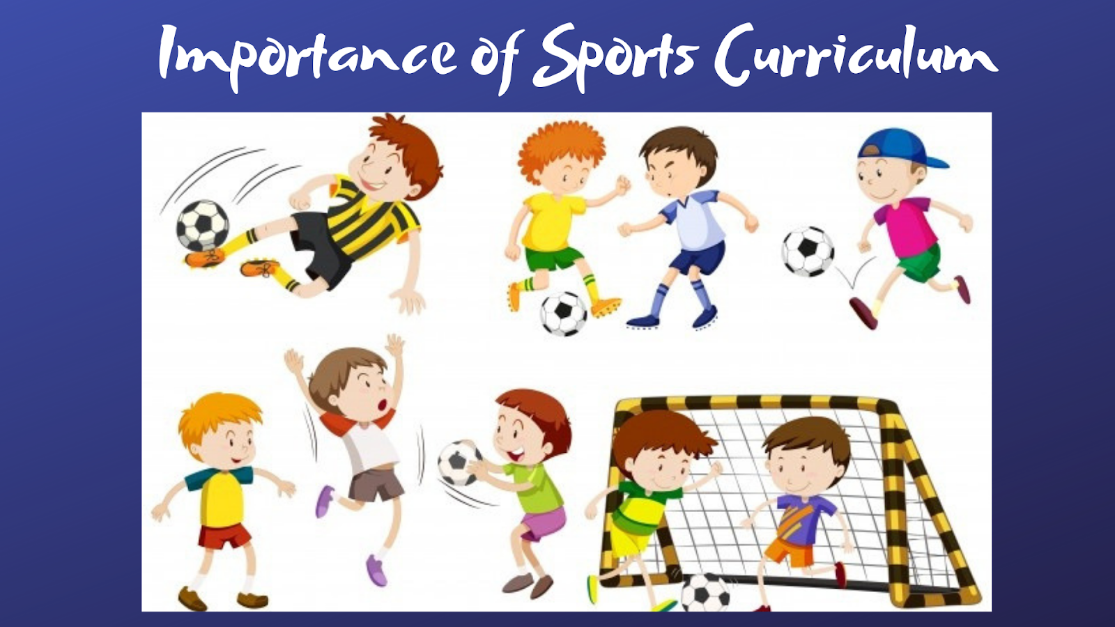 Why we need sports in school curriculum?