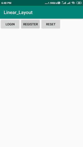 android linear layout center horizontal and vertical example - Android ...