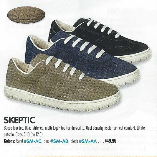 90's Skateboard Nostalgia: 1995 Simple Skeptic Skateboarding Shoe