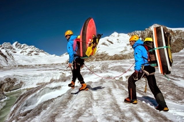 Body Boarding Down A Glacier Is The Coolest Type Of Insanity Ever ...