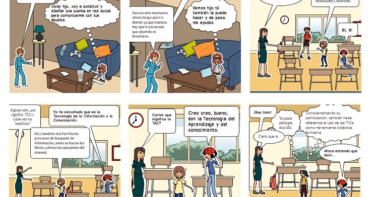 ERA DIGITAL ES PARTE DE TI -INNOVA: Comic "TIC-TAC-TEP"