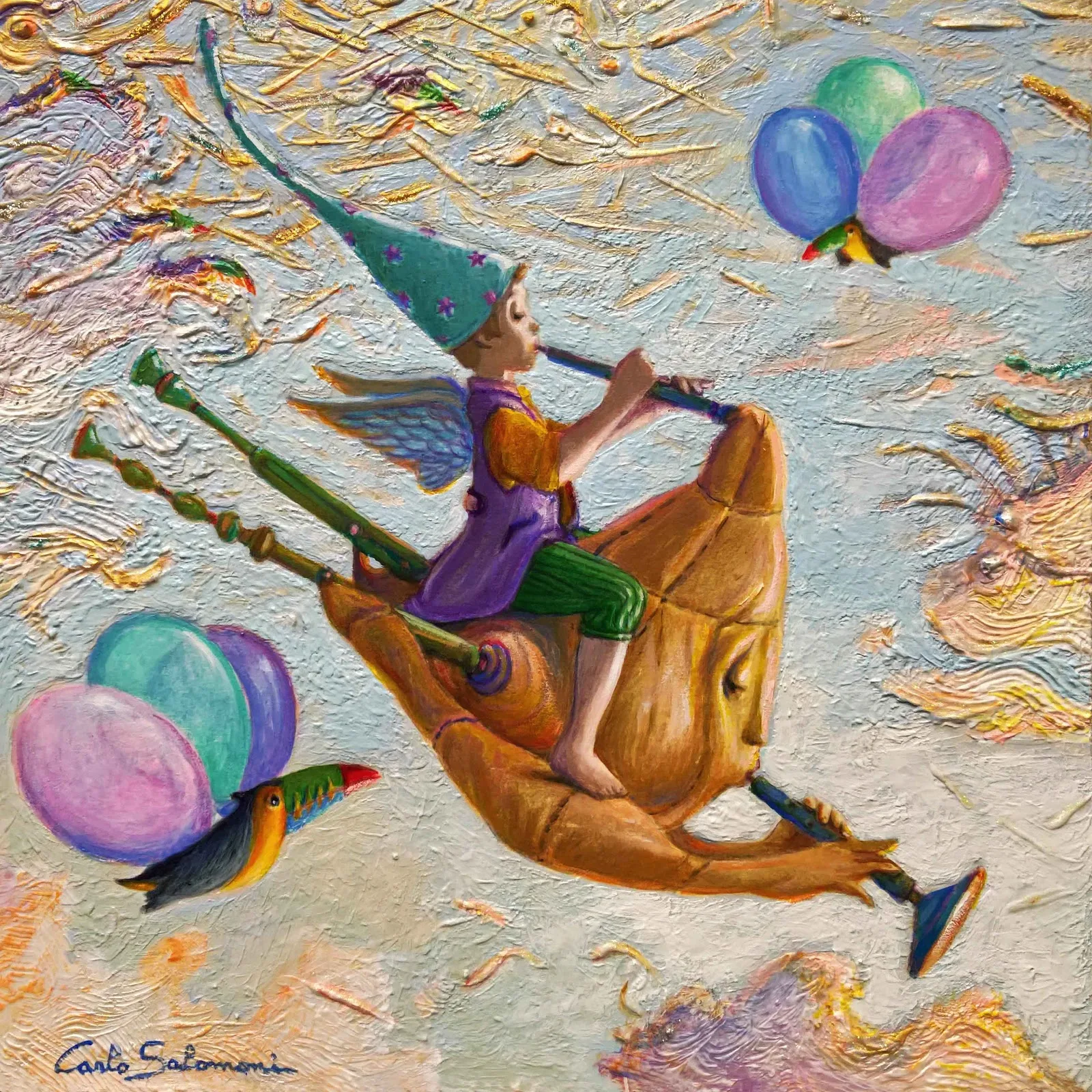 Carlo Salomoni, 1956 | Surrealist Painter / Illustrator | Tutt'Art@ Masters