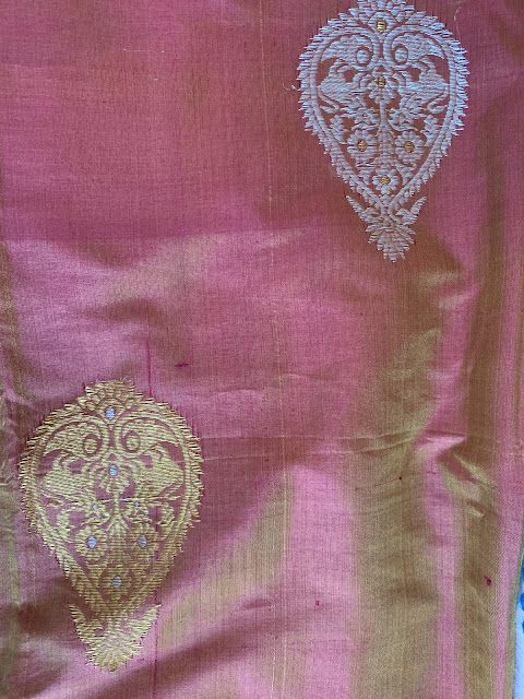 Five Assamese motifs or designs in Assamese weave