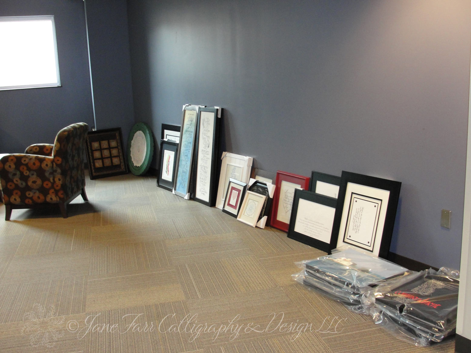 A Place To Flourish: Flourish Friday - Calligraphy Exhibit at Gallery 145