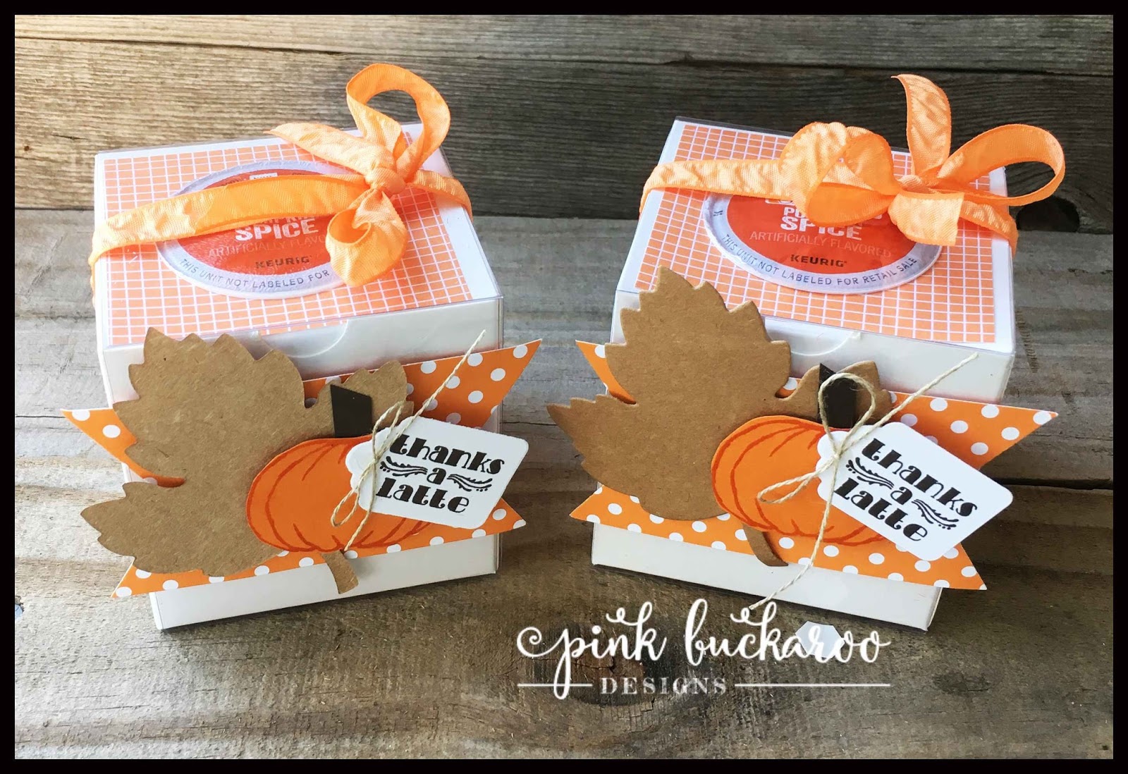 Keurig Cup Gift Box- Pumpkin Spice Edition - Pink Buckaroo Designs