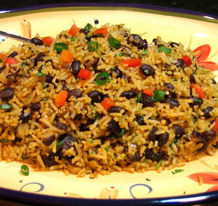 One Perfect Bite: Moros y Christianos - Moors and Christians + Ensalada ...